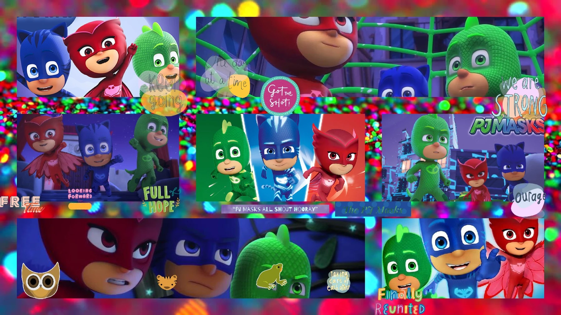 What do you think of my pj masks edit I made on pic collage | Fandom