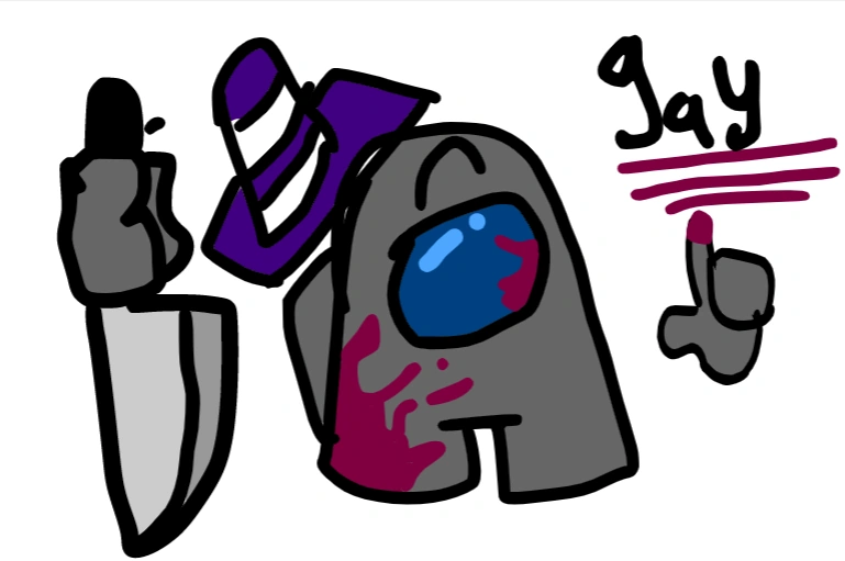 grey doodle i made | Fandom