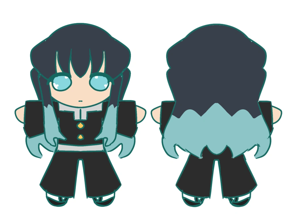 Made a whole muichiro plushie | Fandom