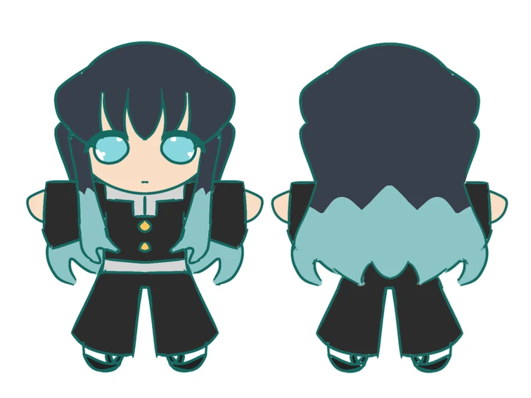 Made a whole muichiro plushie | Fandom