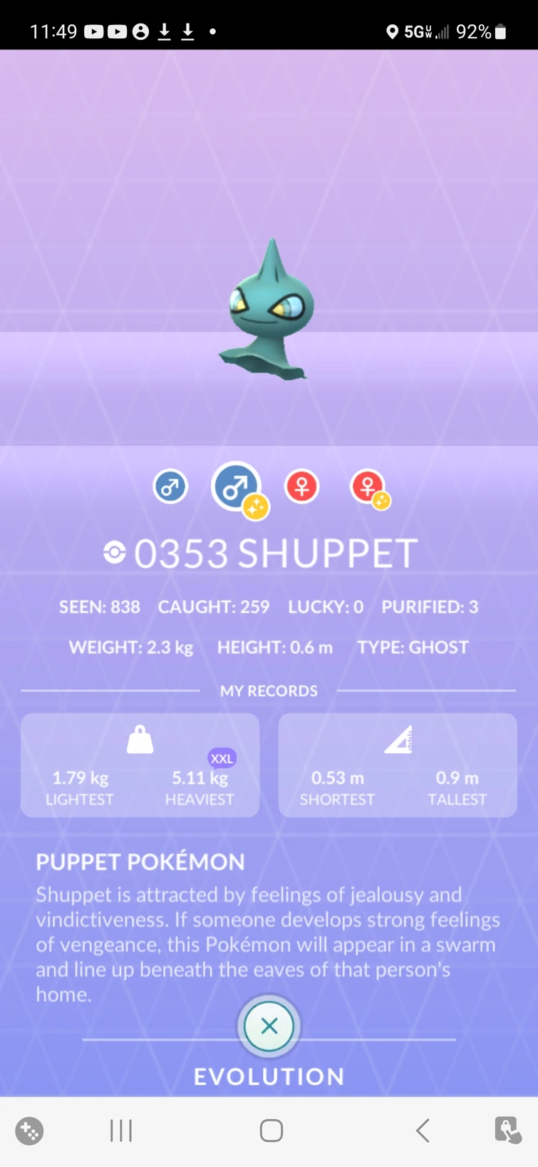 4th Shiny Shuppet from Daily Adventure Incense! | Fandom