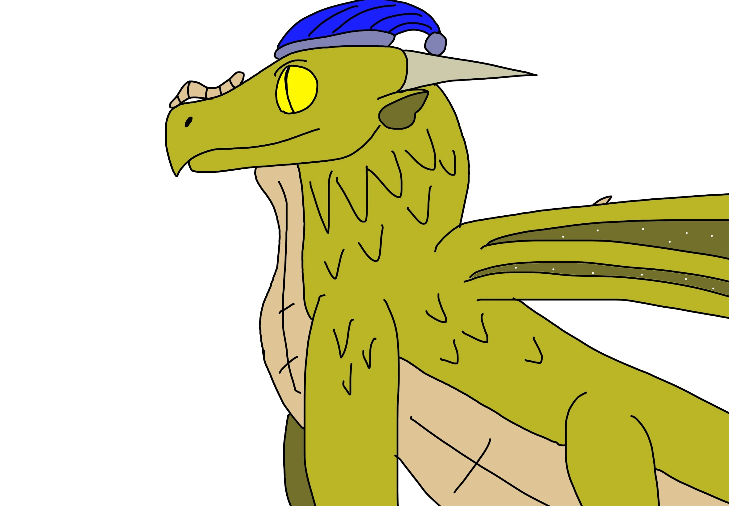 My 2nd drawing of my favorite canon tribe oc, Weirdname! | Fandom