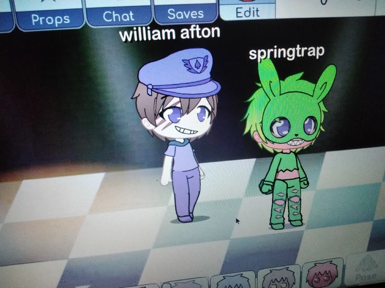William afton and springtrap on gacha | Fandom