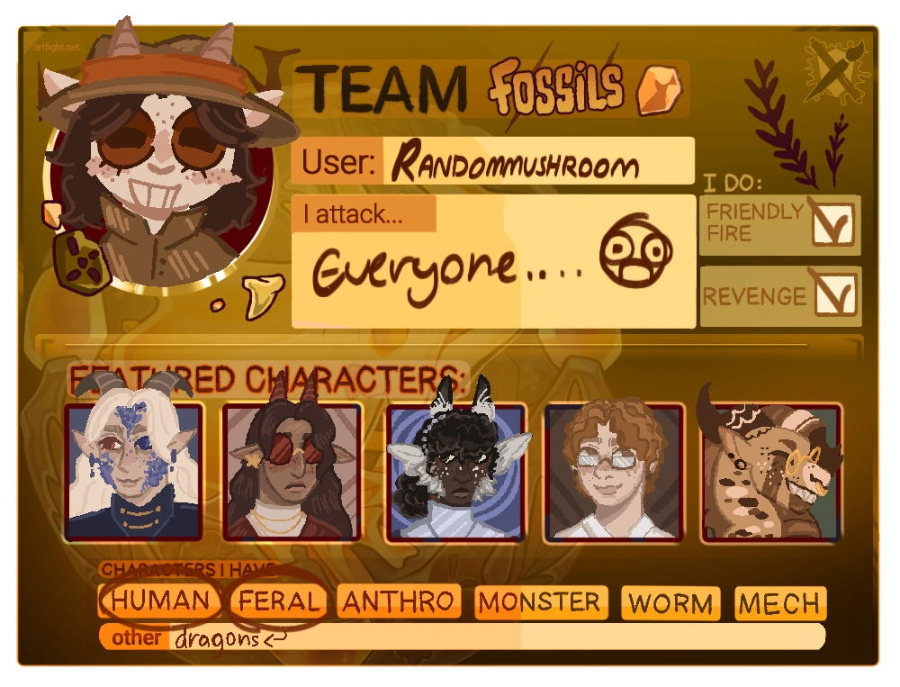 artfight card + more refs !! | Fandom