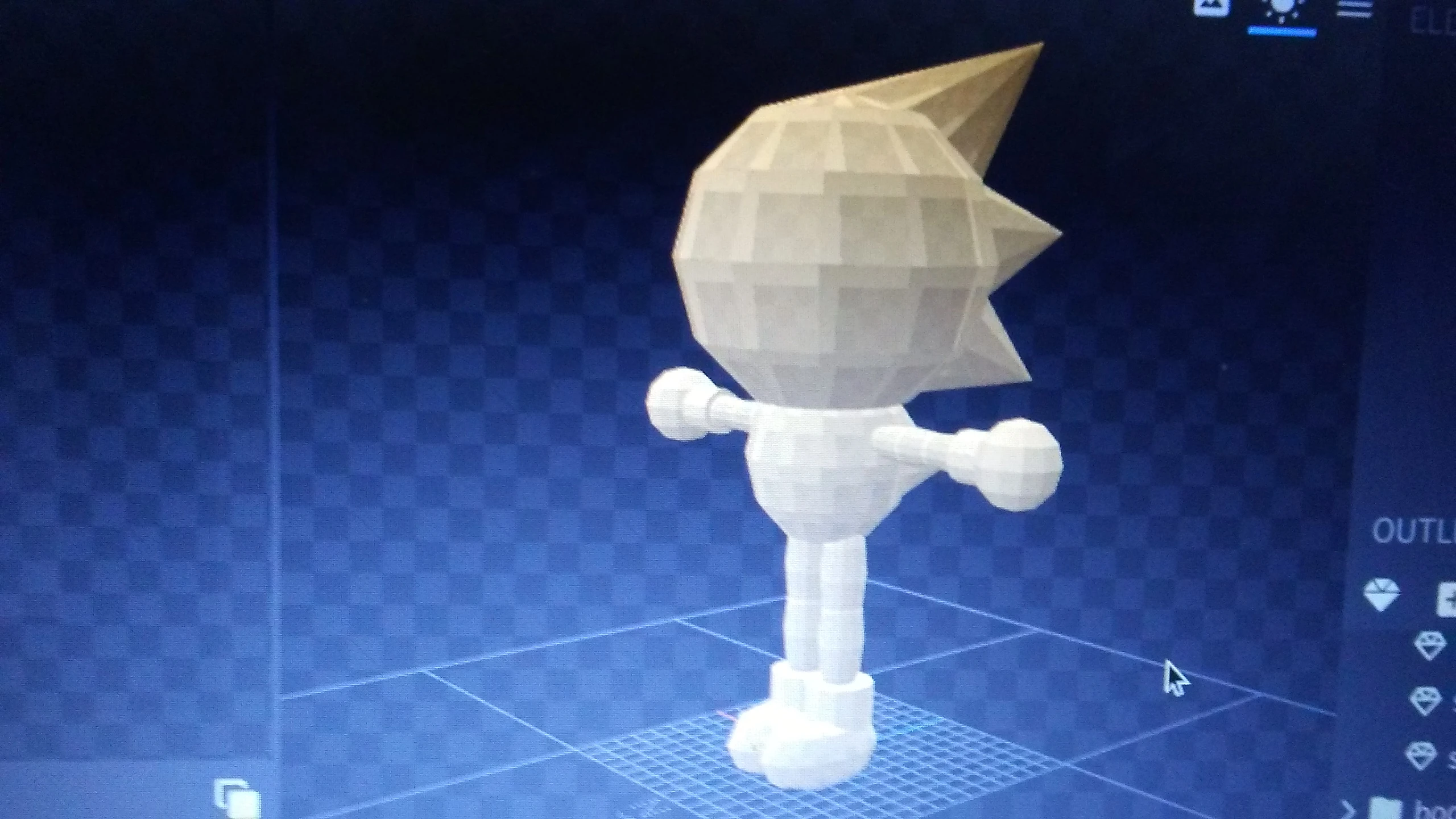 3D Low Poly-ish Sonic Model W.I.P | Fandom