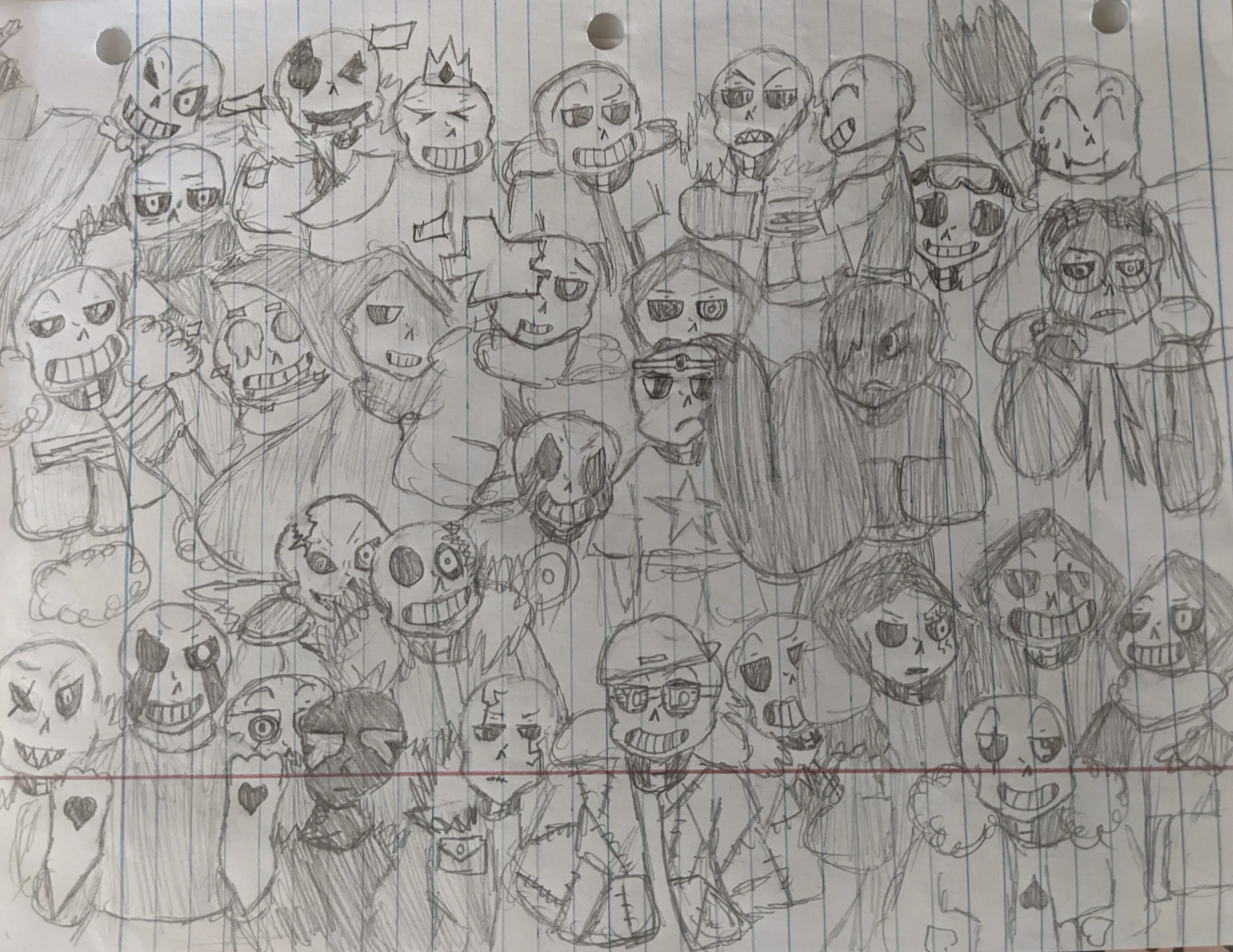 Undertale AU doodle | Fandom