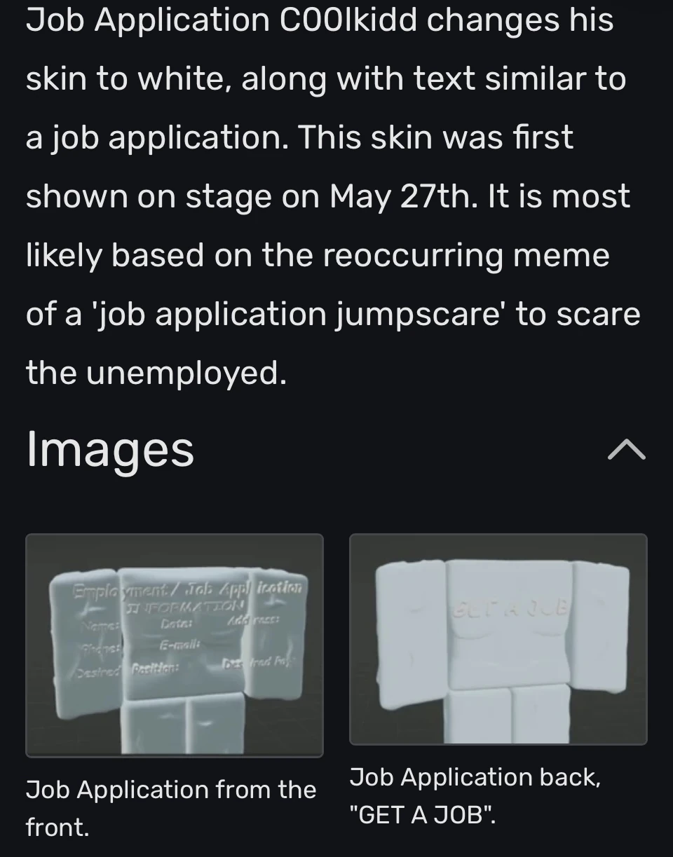 Daily reminder that j*b application coolkid exists 😊 | Fandom