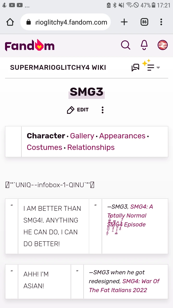 SMG3 Page Problem | Fandom
