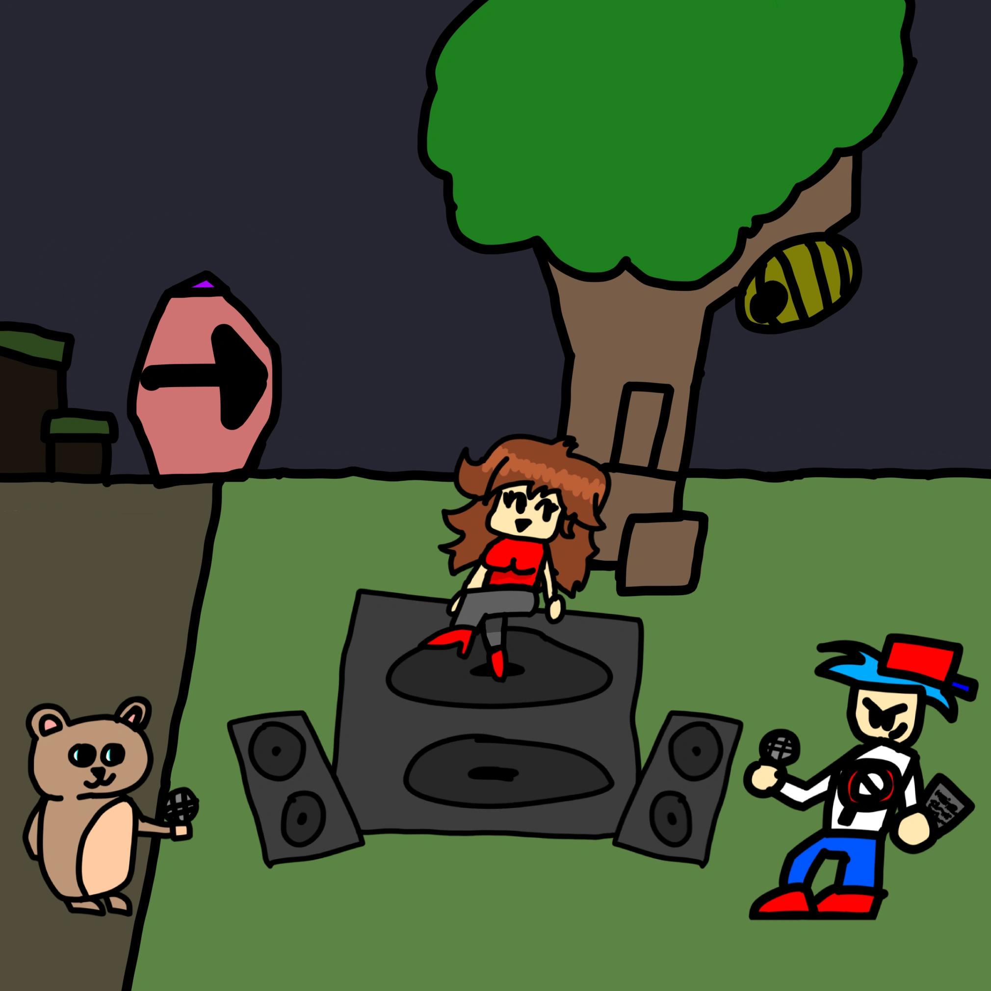 Find The Funkin’ - Chomik concept art | Fandom