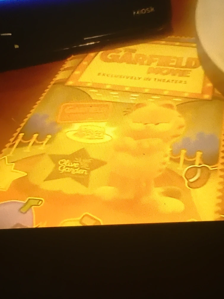 Garfield on a Olive Garden menu | Fandom
