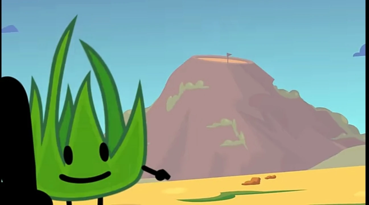 Grassy takes a selfie next to a volcano | Fandom
