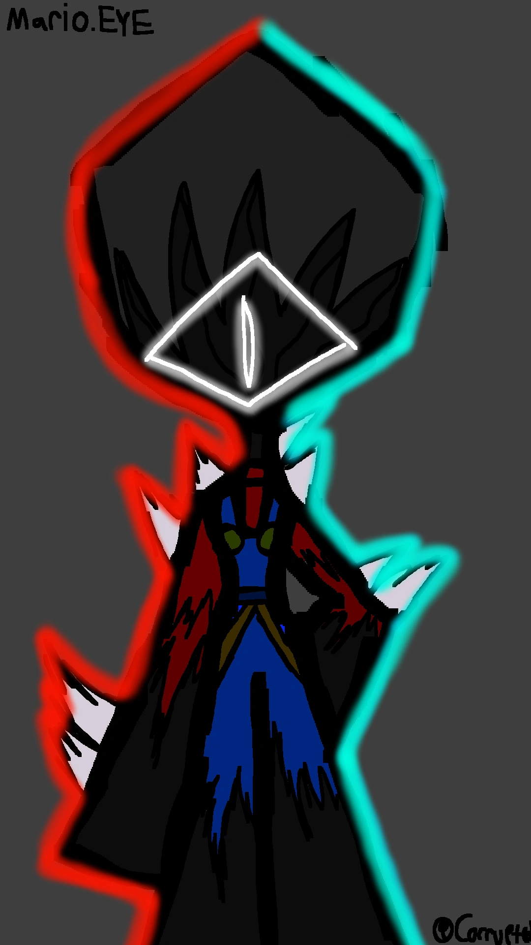 Made an excellent little entity named "Mario.EYE" If that names already ...