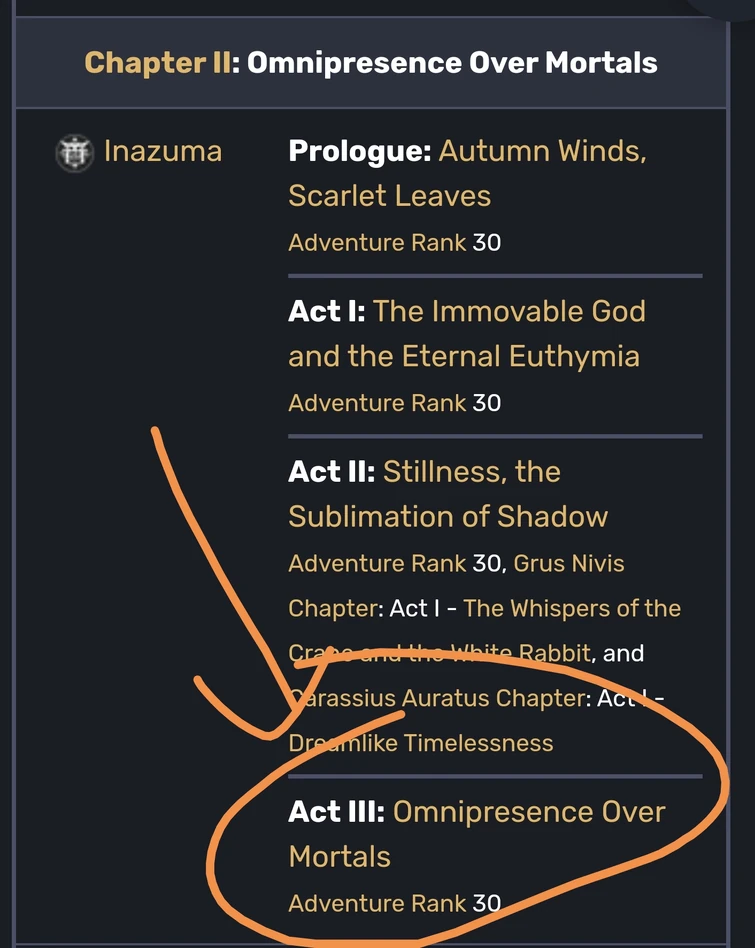 i just realised, I'm very late on Archon quests- | Fandom