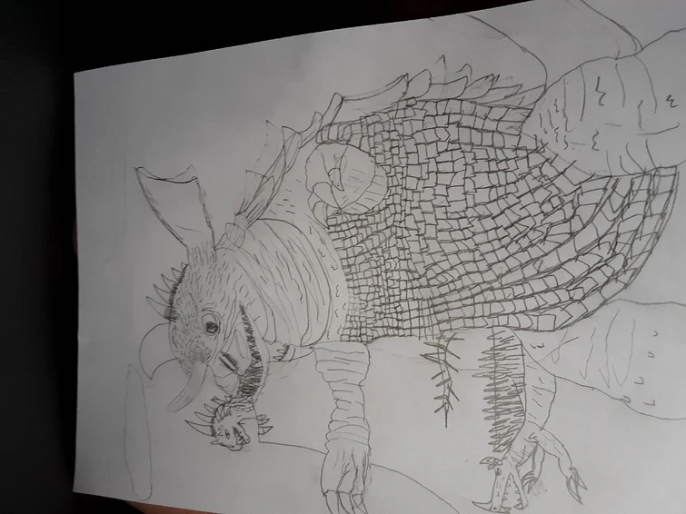 Some baragon drawing I did. | Fandom