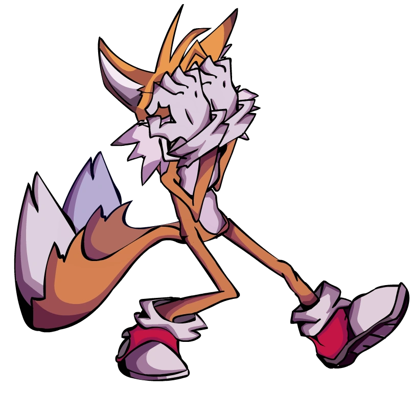 Tails covering his face | Fandom