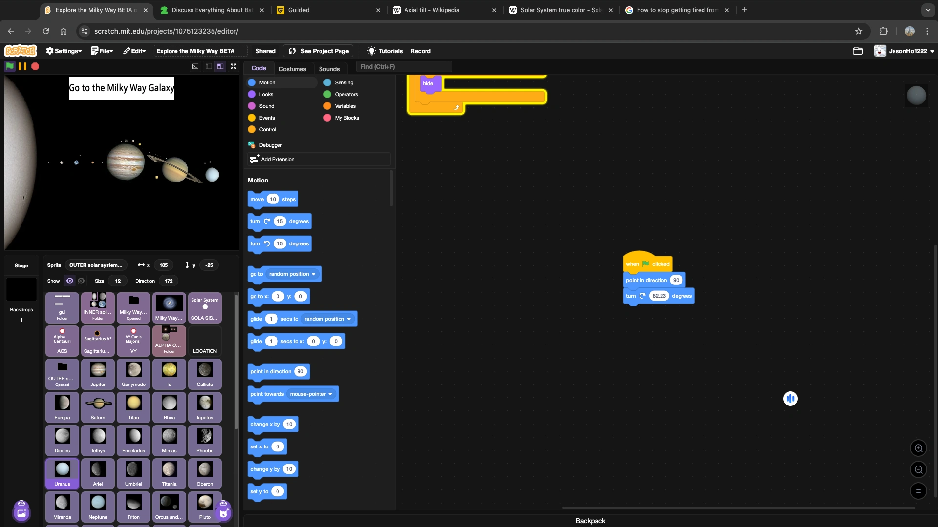 Help I can't fit Neptune and other dwarf planets in this crappy Scratch ...
