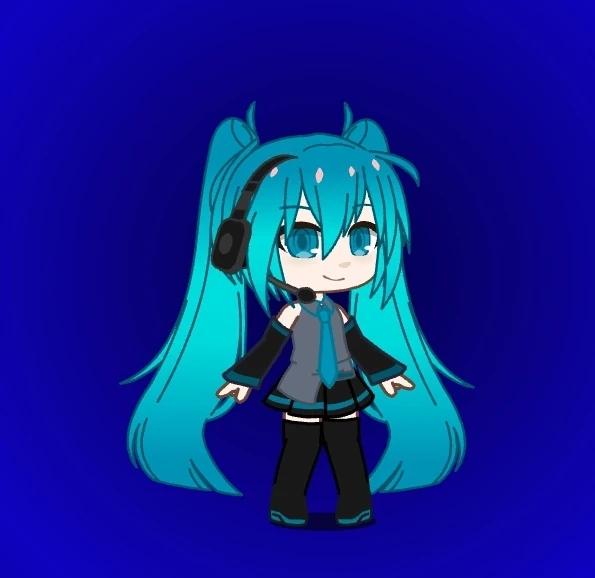 I tried to make Hatsune Miku in Gacha Club. | Fandom