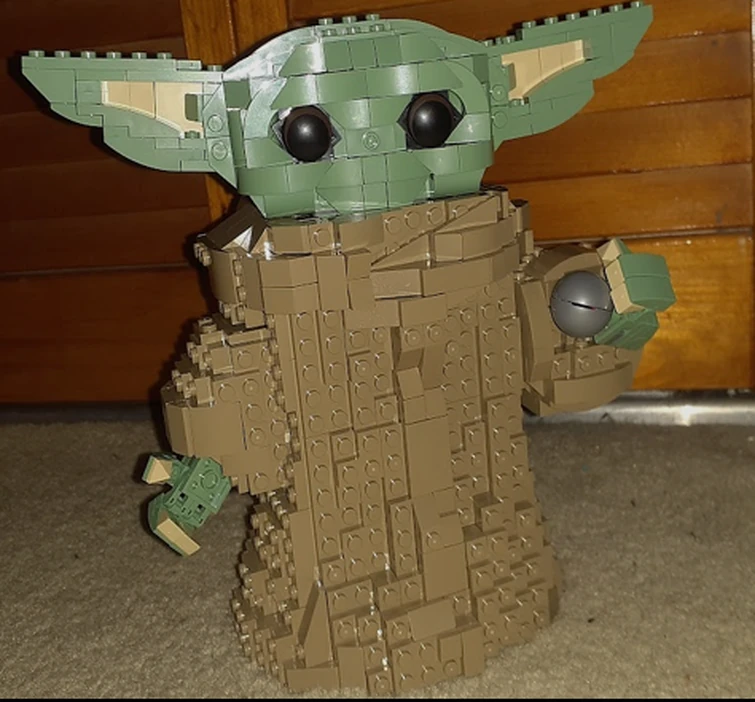I finished building Grogu after 2 weeks of building. | Fandom