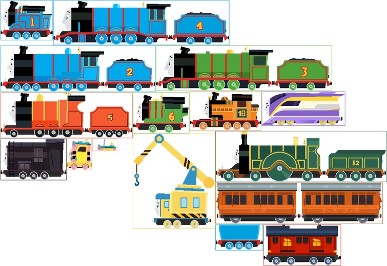 Made this a while ago, Still quite proud of it, especially Thomas. | Fandom