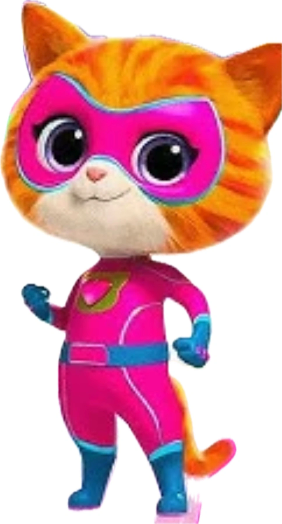 Ginny’s pose from the superkitties opening theme in no background | Fandom