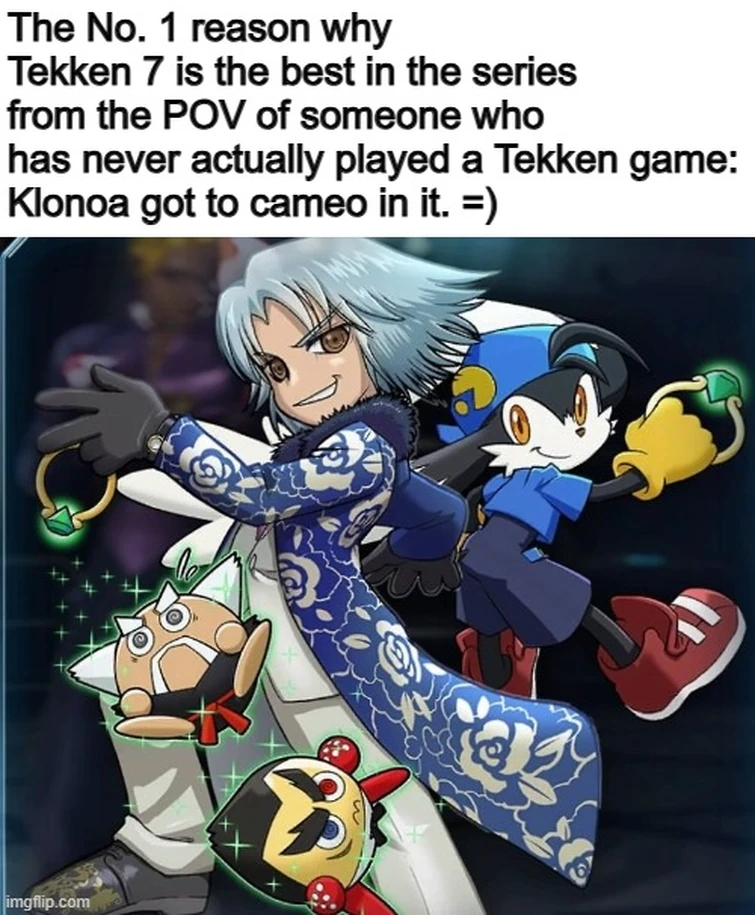 We're coming up to Tekken 8's release, so here's a topical Klonoa meme ...
