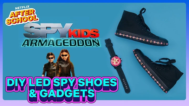 Craft Your Own Spy Gear! DIY Light Up Sneakers + Watch | Spy Kids ...