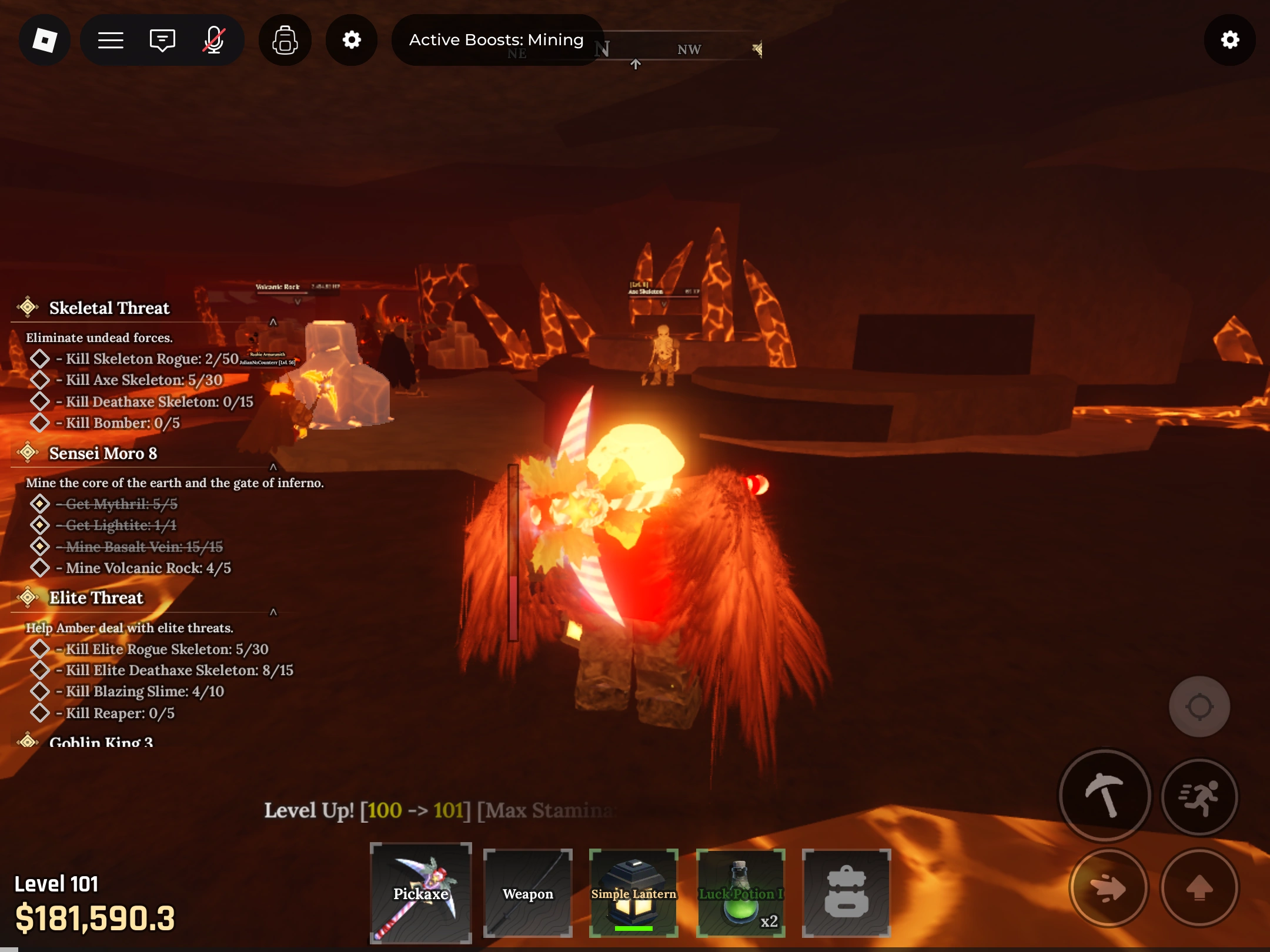Axe skeleton in volcanic passage | Fandom