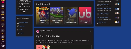 i have no idea how Tubi is linked to Sonic but this screenshot was ...
