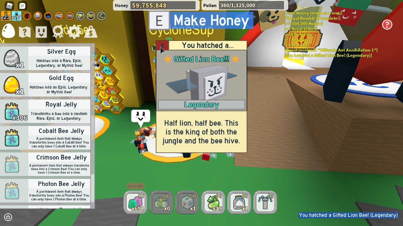 Gifted Lion Bee!!! | Fandom