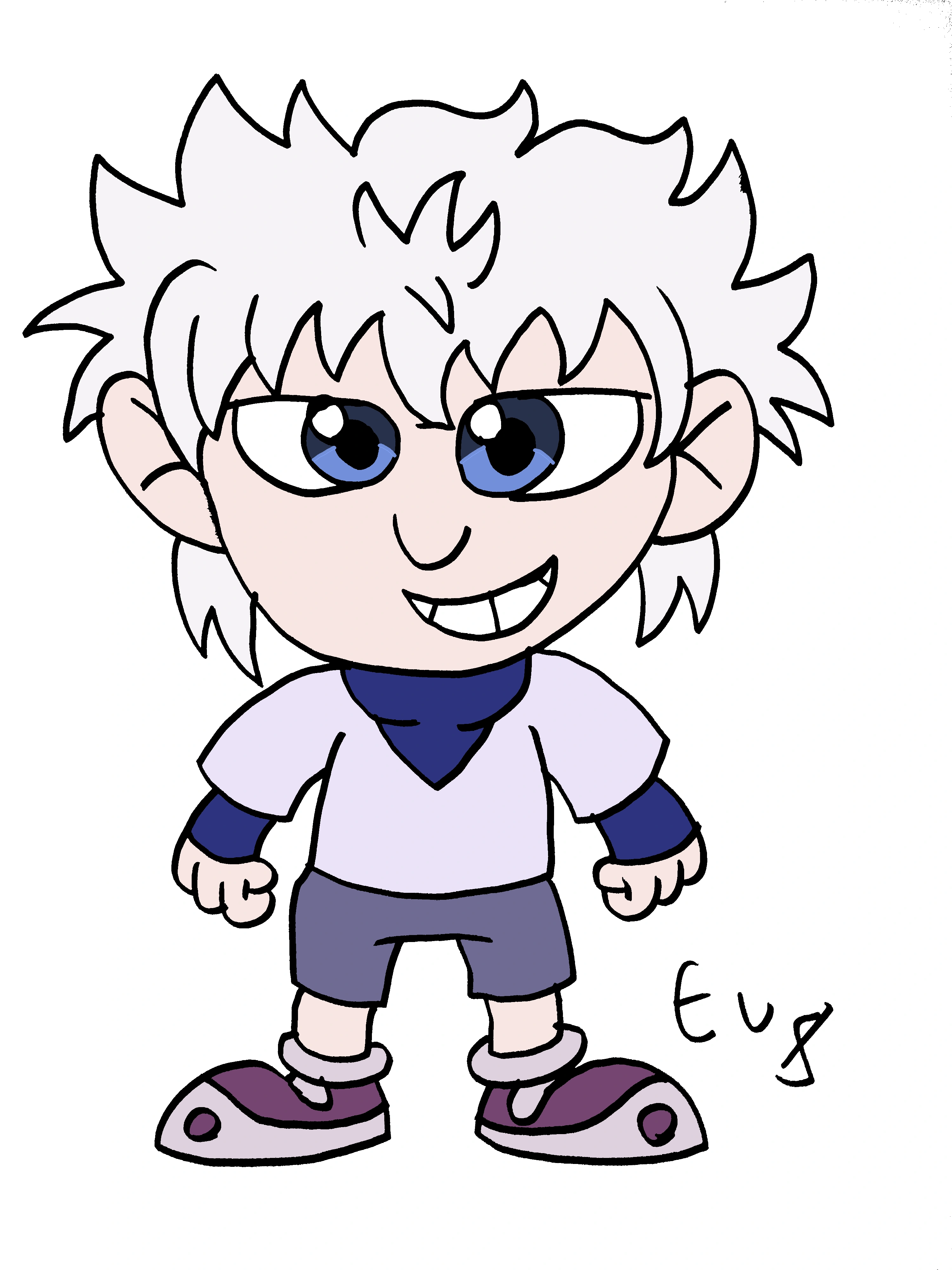 My drawing of Killua | Fandom