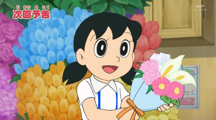 In another timeline, A still from the Doraemon anime broadcast in ...