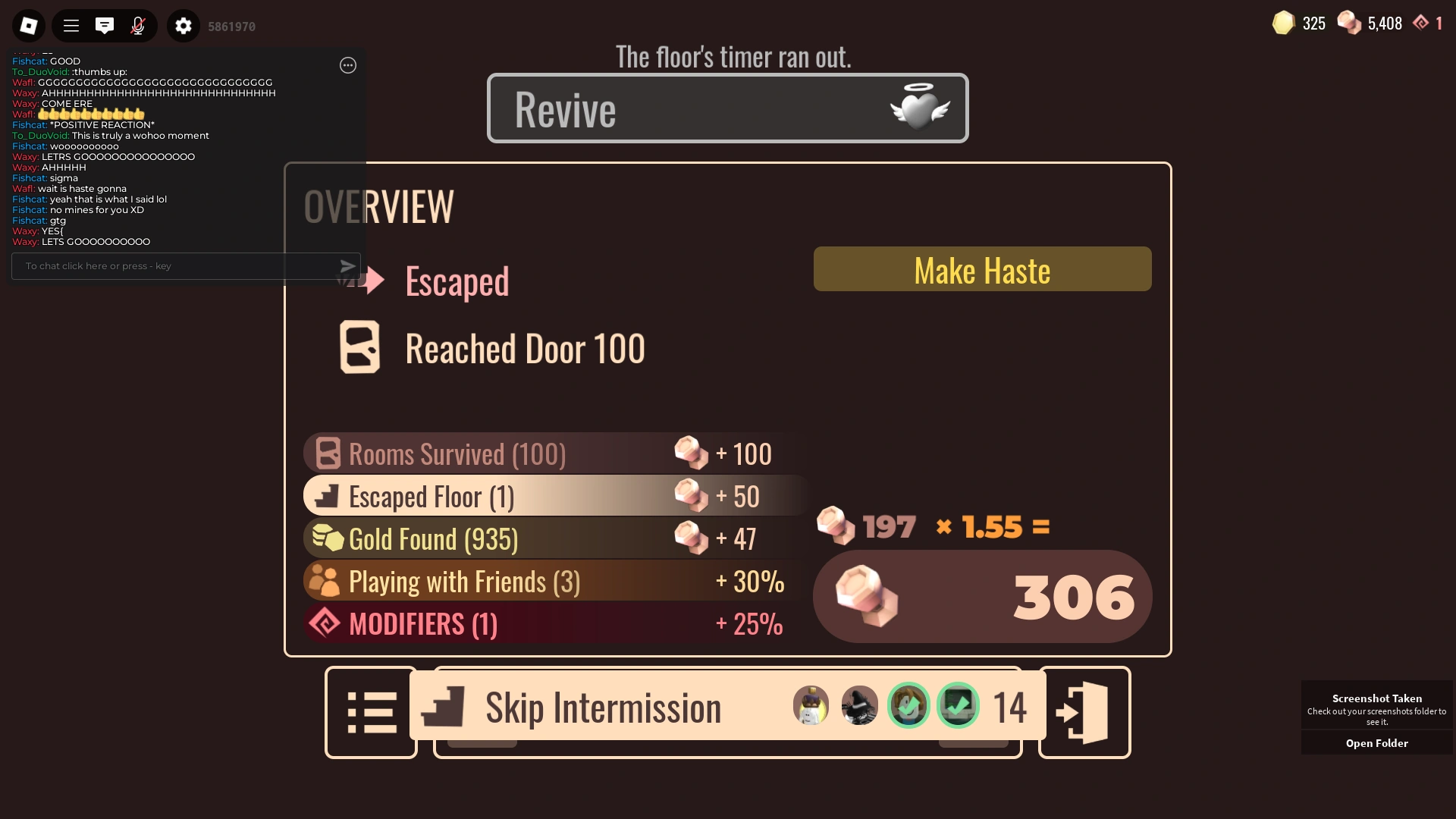 WE DID IT. MAKE HASTE THE HOTEL DONE FINISHED WITH THE BOIS ...