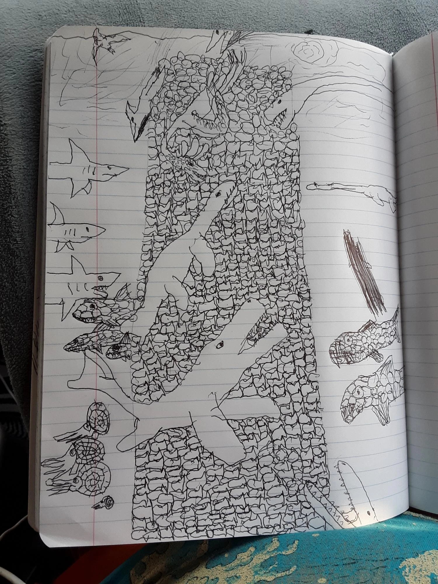 Prehistoric ocean drawing | Fandom