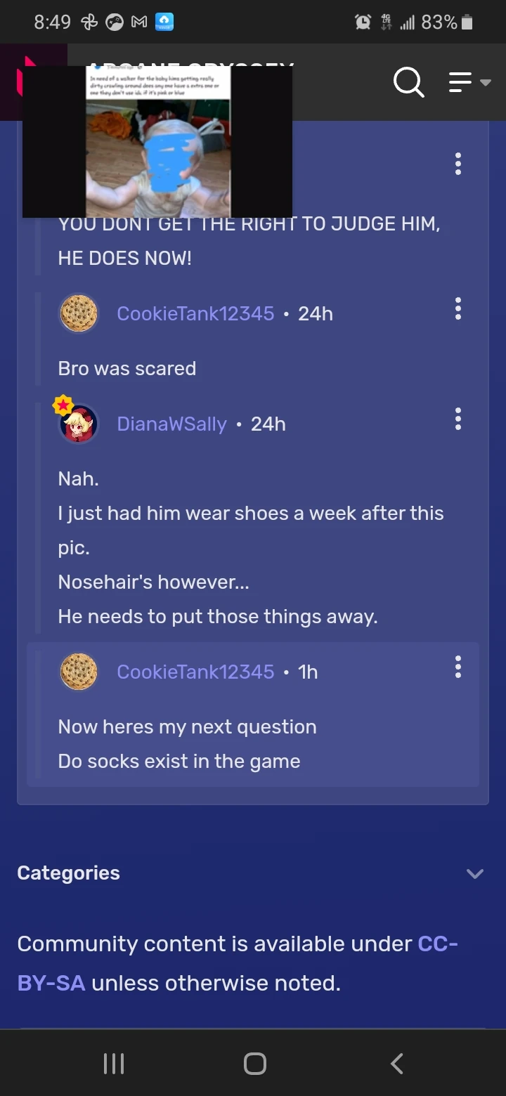 Good question... | Fandom