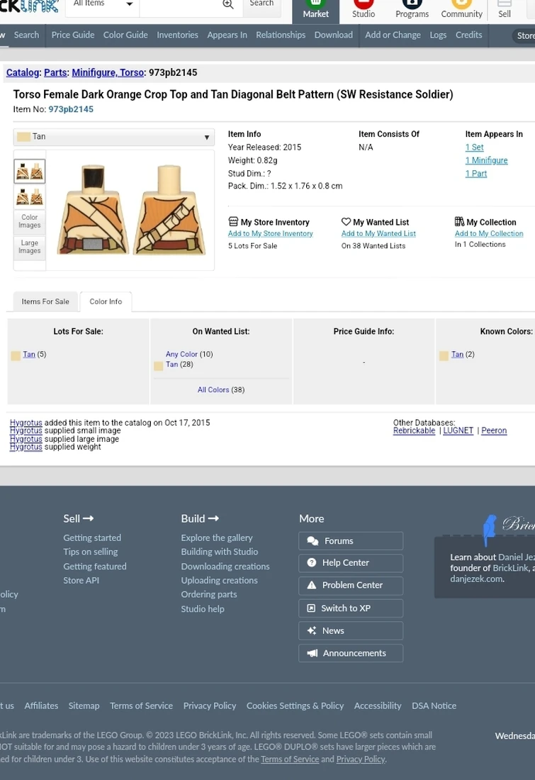 [Rec's] [LEGO] Can someone recommend a LEGO torso for my custom Serra Keto minifigure? | Fandom