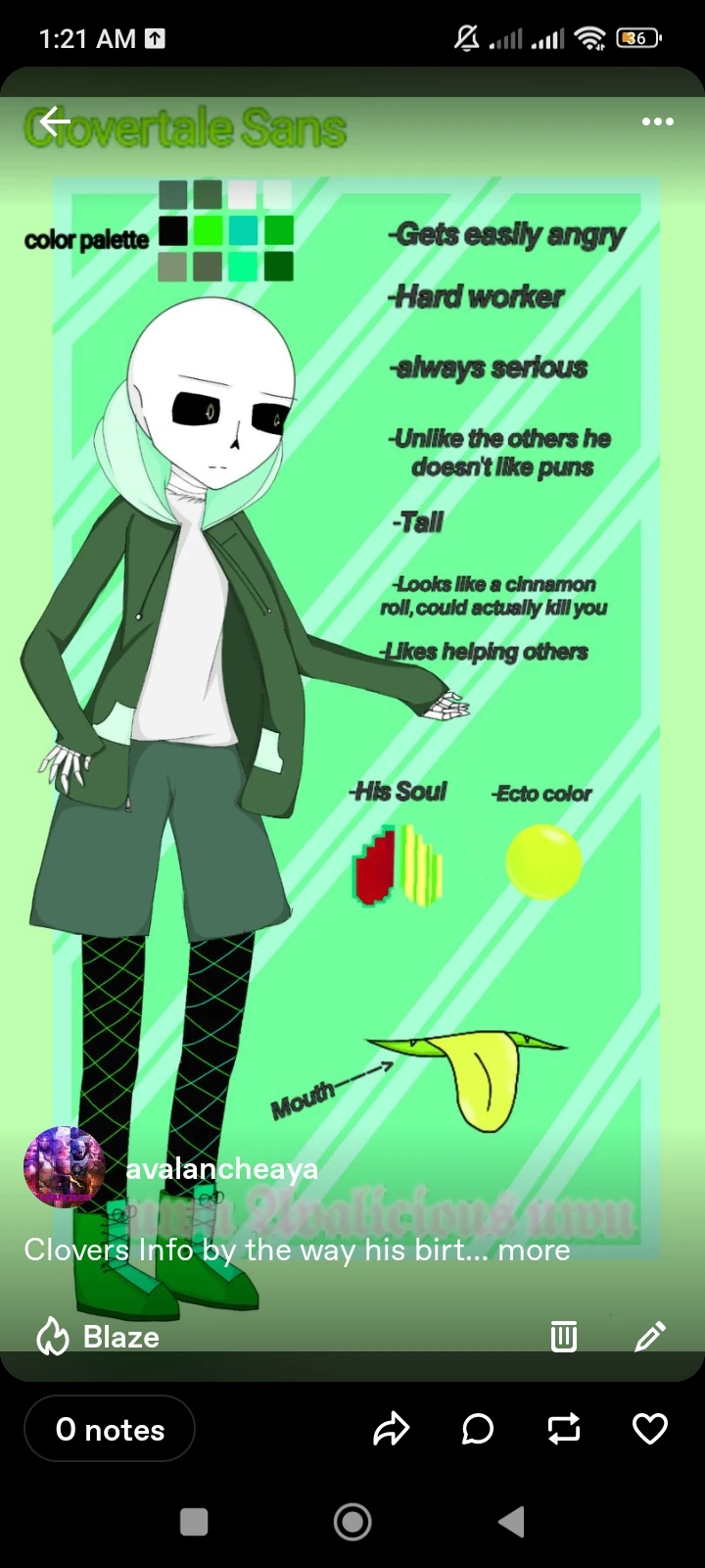 Old goofy clovertale sans art concept | Fandom