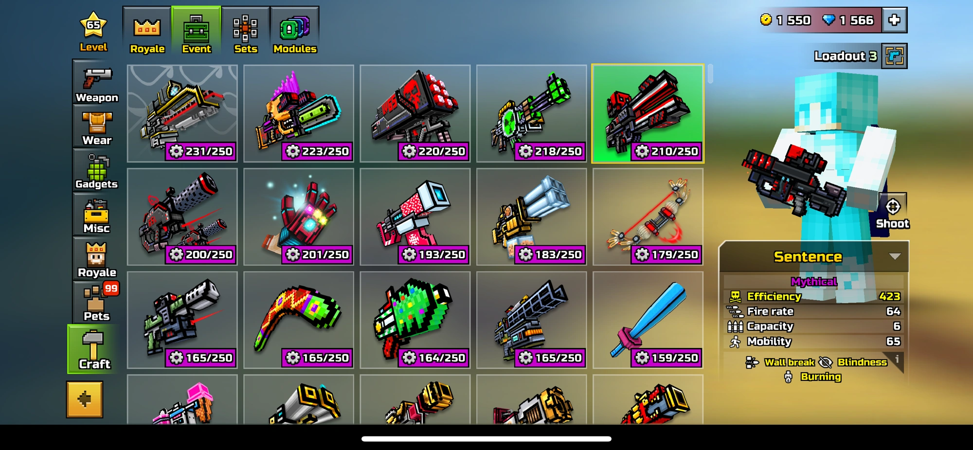 Veteran weapon progress! | Fandom