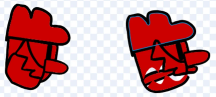 Day 6 of me redrawing fnf mmv2 characters icons(sorry if they look bad ...