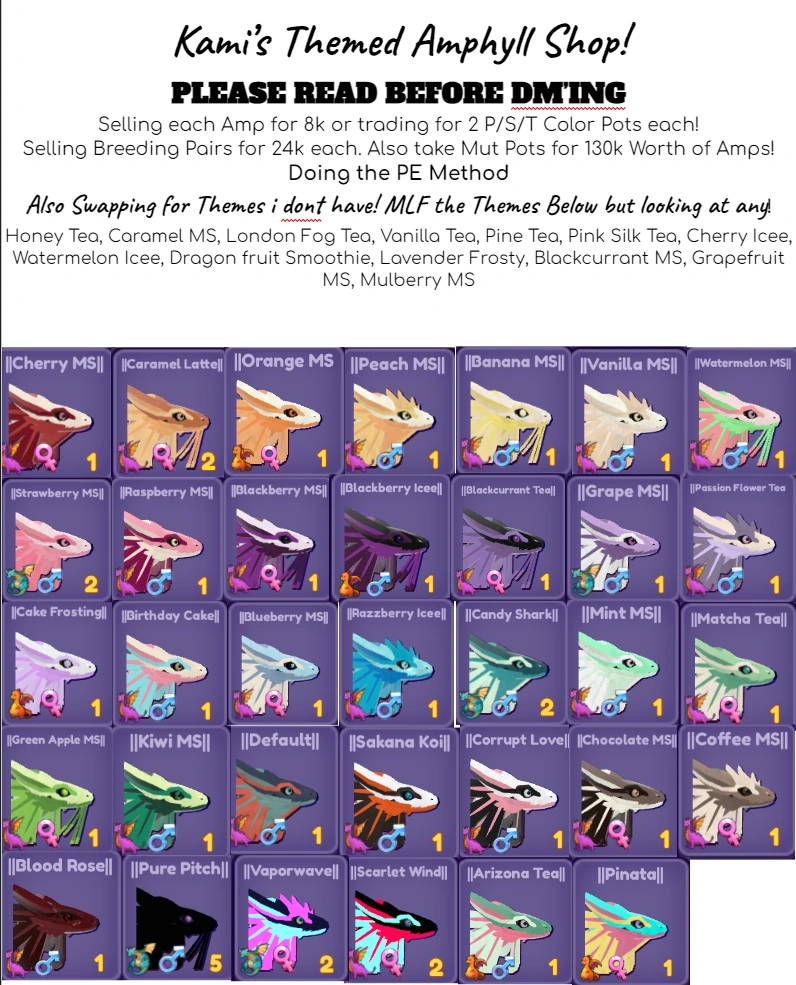 Themed Amphyll Shop! | Fandom