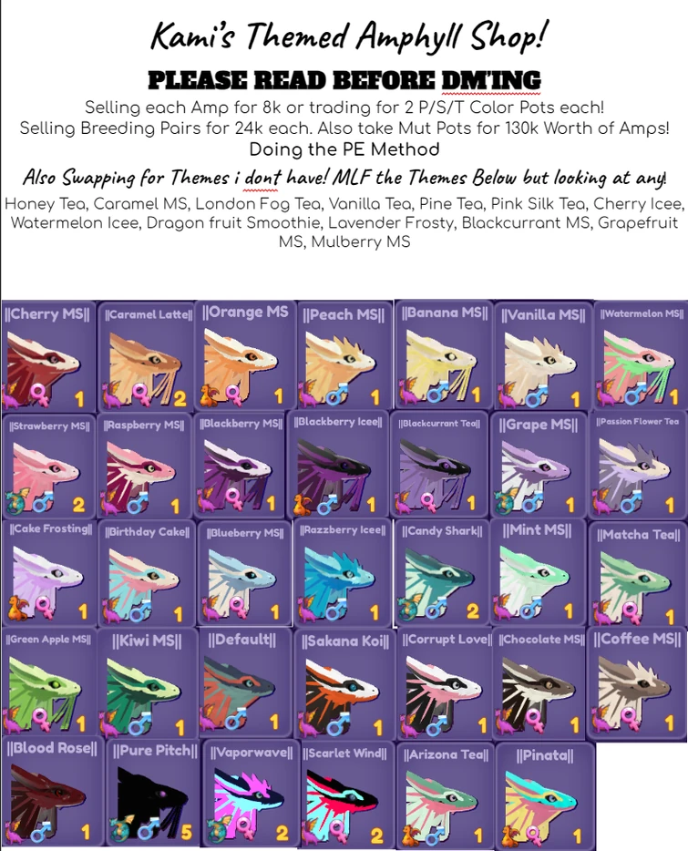 Themed Amphyll Shop! | Fandom