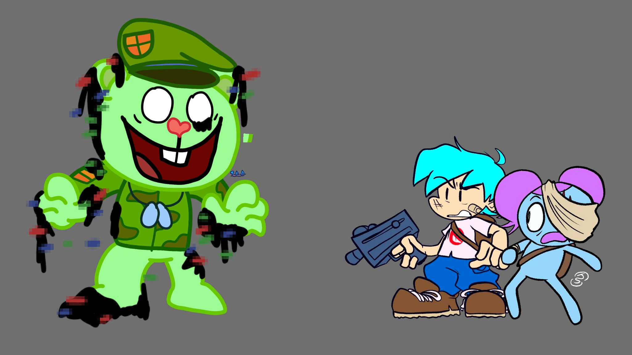 Pibby Flippy concept | Fandom