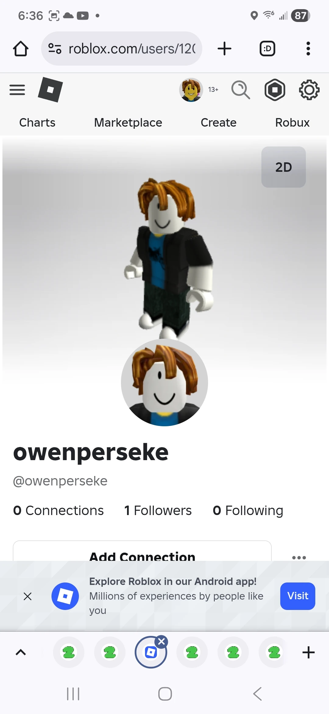 Just posting my very first roblox account i made | Fandom