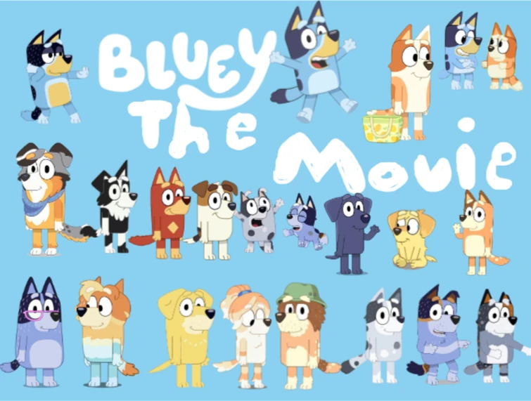 Bluey movie poster | Fandom