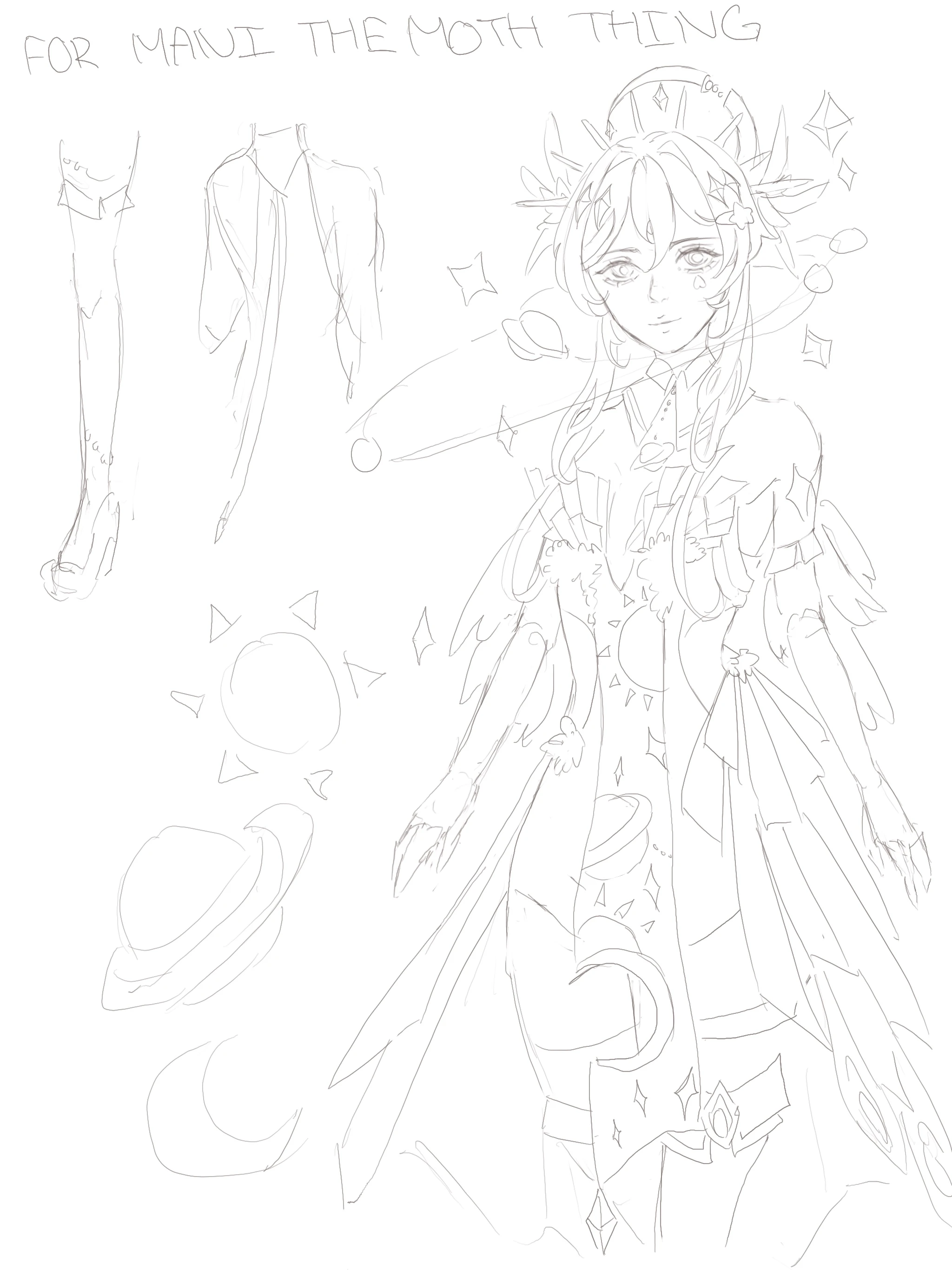 I DRAW YOUR OCS HUMANIZED- part 4- @Mani The Moth-Thing | Fandom