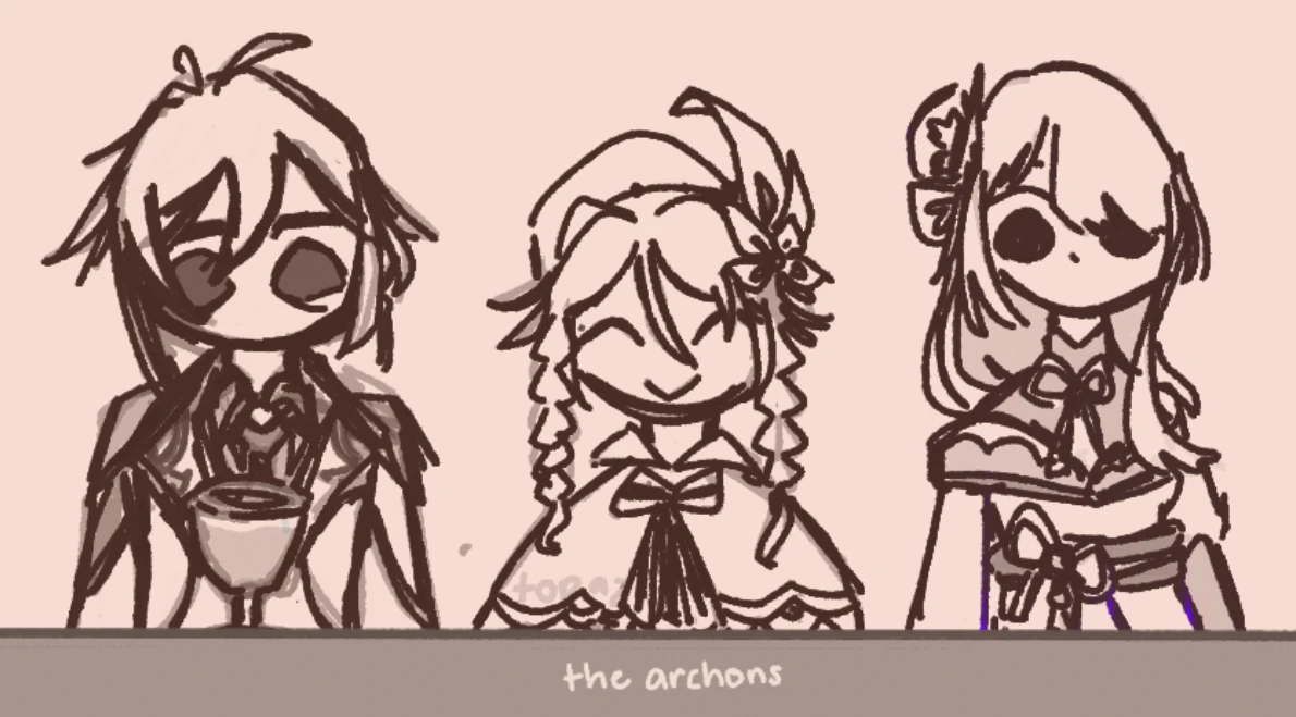 tried to draw the archons | Fandom