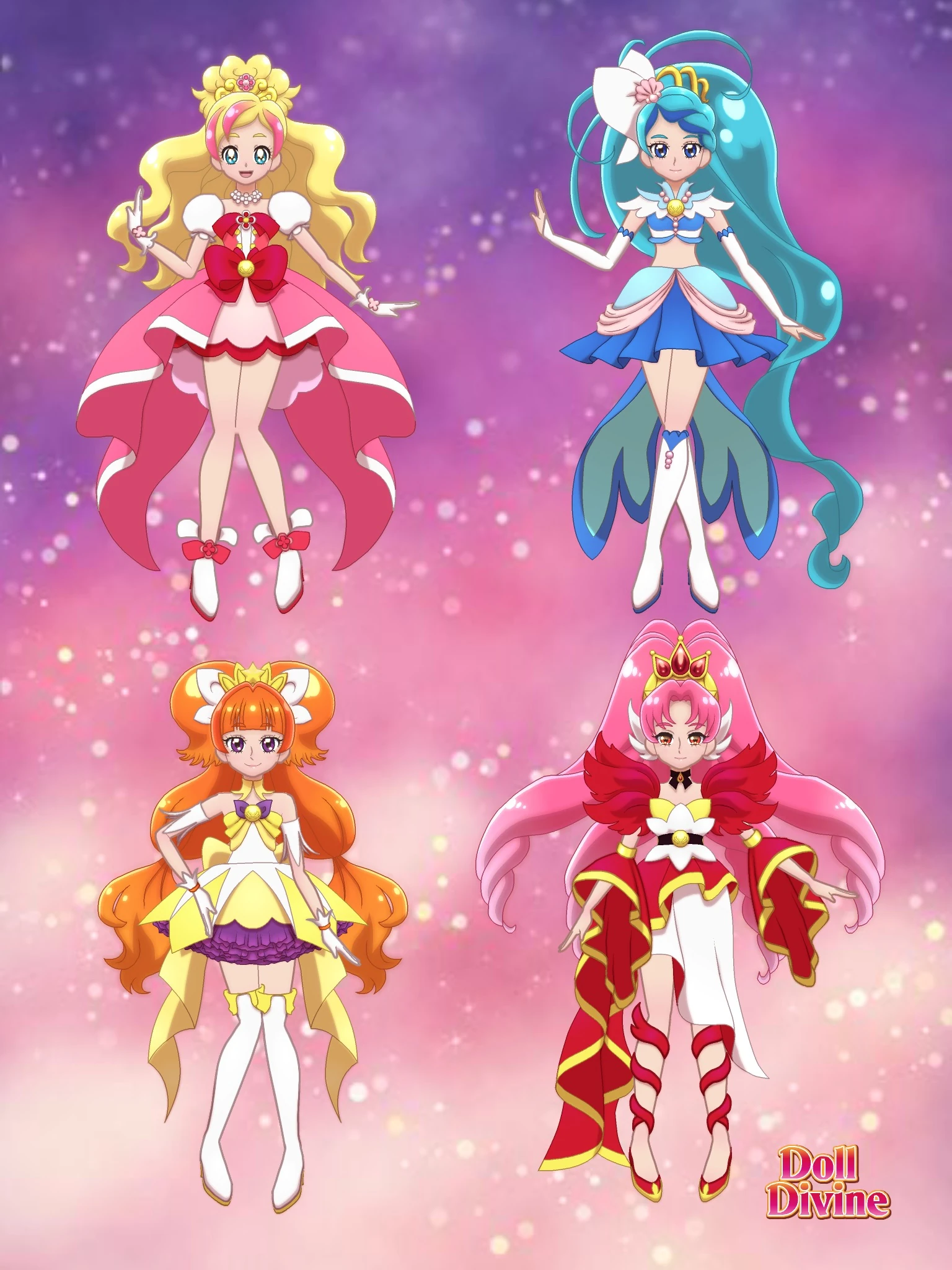 I recreated Go! Princess in a Precure dress up game. | Fandom