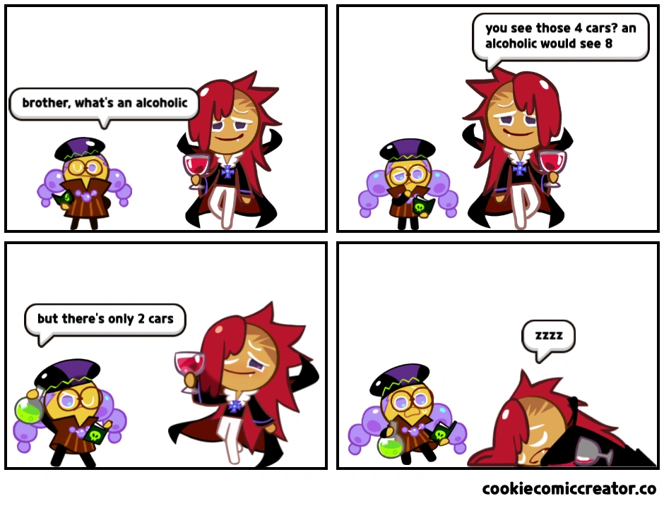 repost of my vampire, alchemist cookie comics | Fandom