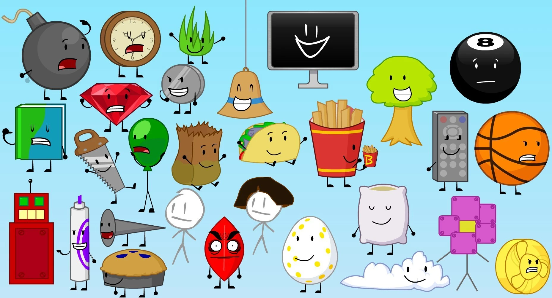 forgotten bfdi season 1 characters | Fandom