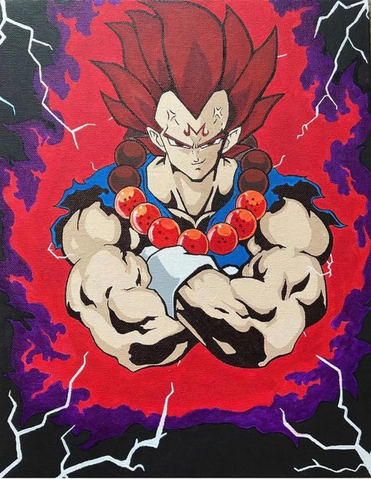 Akuma(Street Fighter) & Majin Vegeta fusion | Fandom
