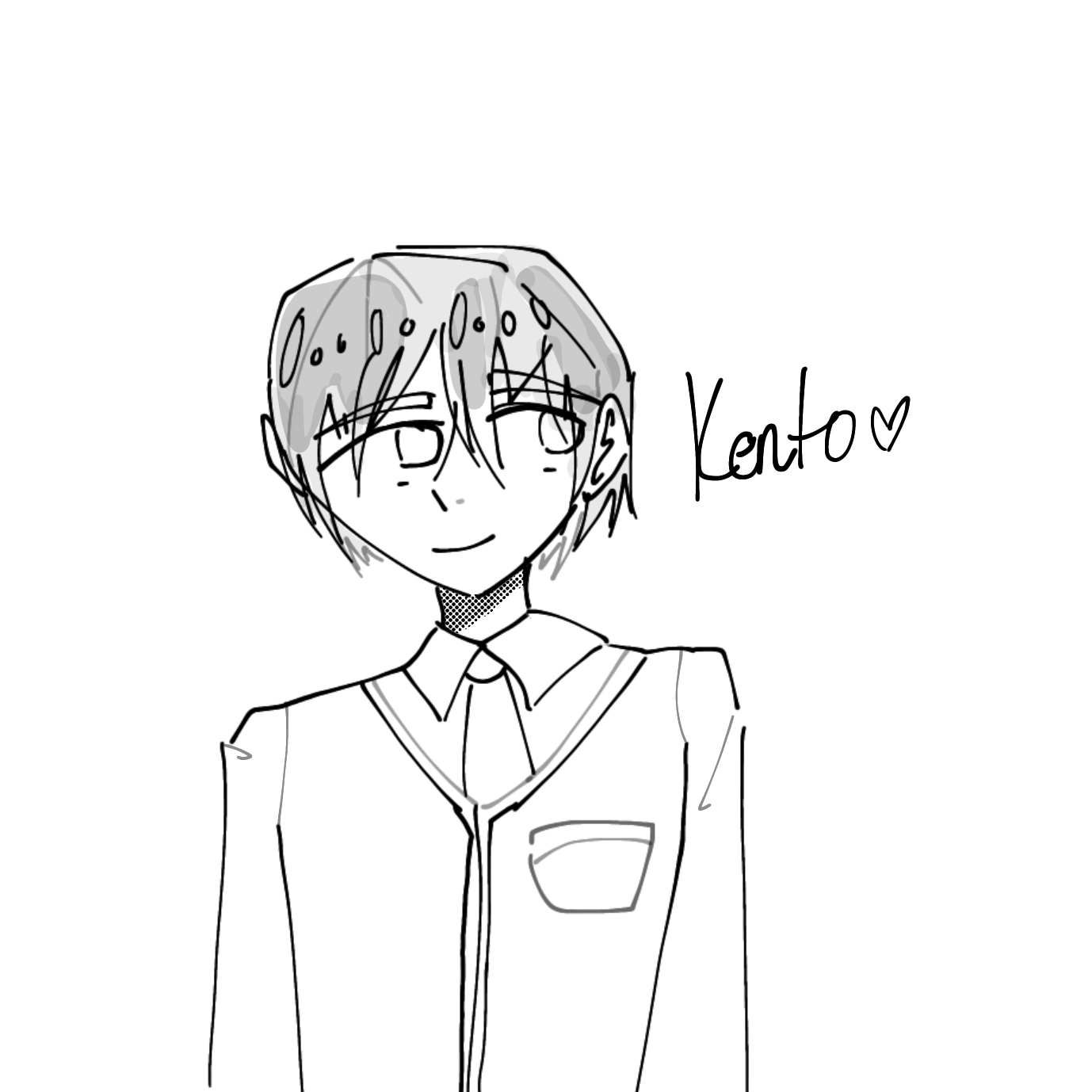 Kento (Manga Version *fanmade*) I’m trying to improve my artstyle | Fandom